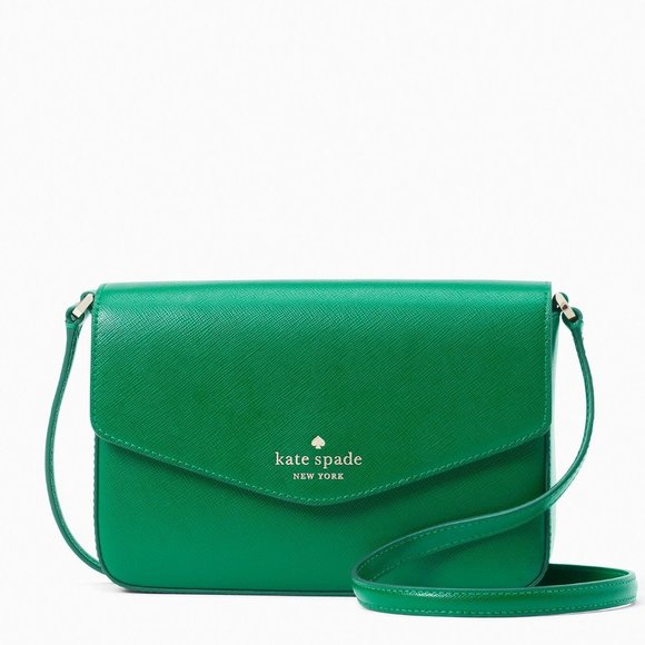 kate spade | Bags | New Kate Spade Sadie Envelope Crossbody Green Bean ...